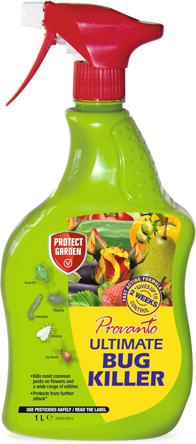 Provanto Ultimate Bug Killer, 1L - Fast Acting Bug Spray with Up To 2 ...